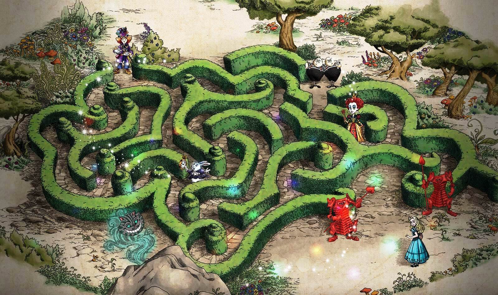 Image Alice In Wonderland Maze Shanghai 05 Disney Wiki Fandom Powered By Wikia