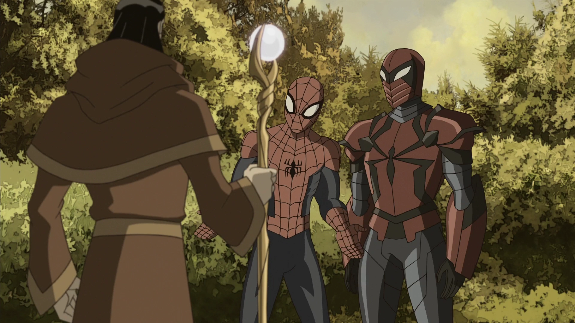 Image - Spyder-Knight and Spider-Man USMWW 4.png | Disney Wiki | FANDOM ...