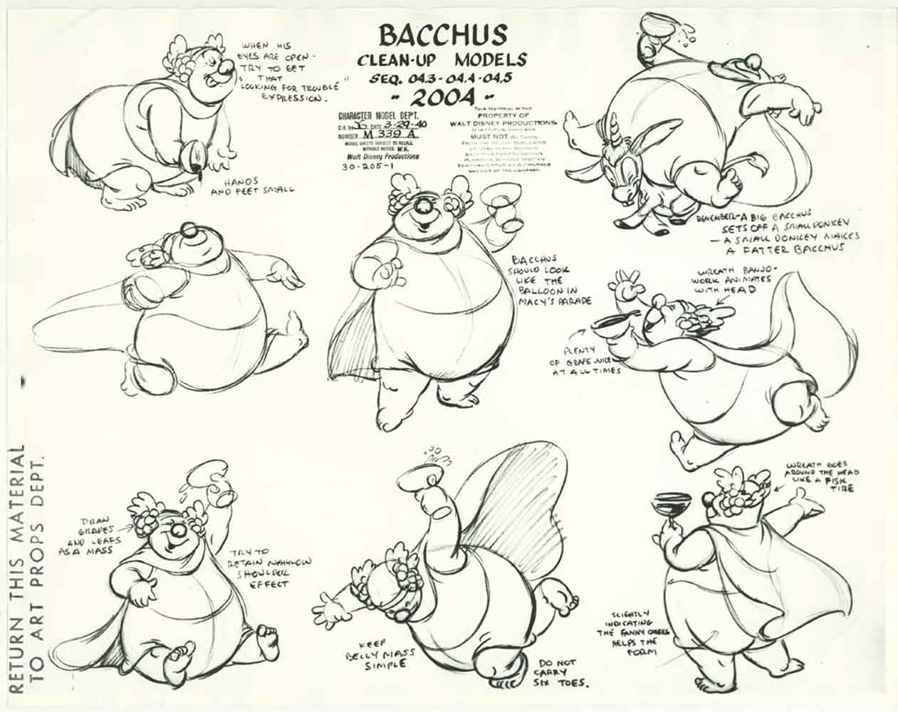 Image Bacchus Modelsheet Disney Wiki Fandom Powered By Wikia