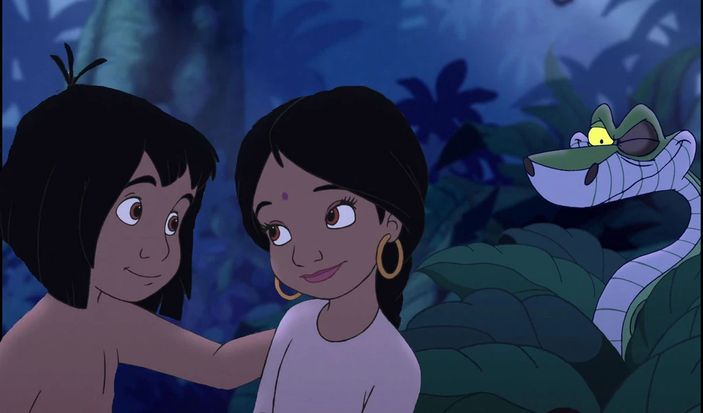 Image - Mowgli Shanti and Kaa the Python A Newfound Motive by syfynut ...