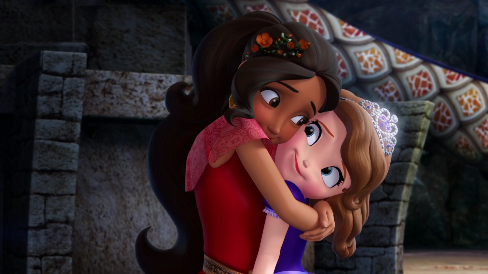 Image Elena And The Secret Of Avalor Elena Sofia First Hug Disney Wiki Fandom Powered