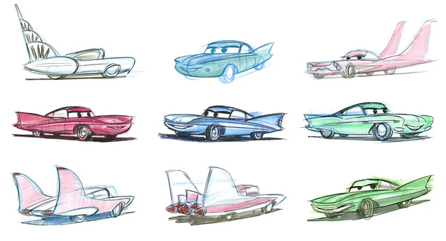 Image - Pixar Cars Characters Sketches 03 Flo.jpg | Disney Wiki ...