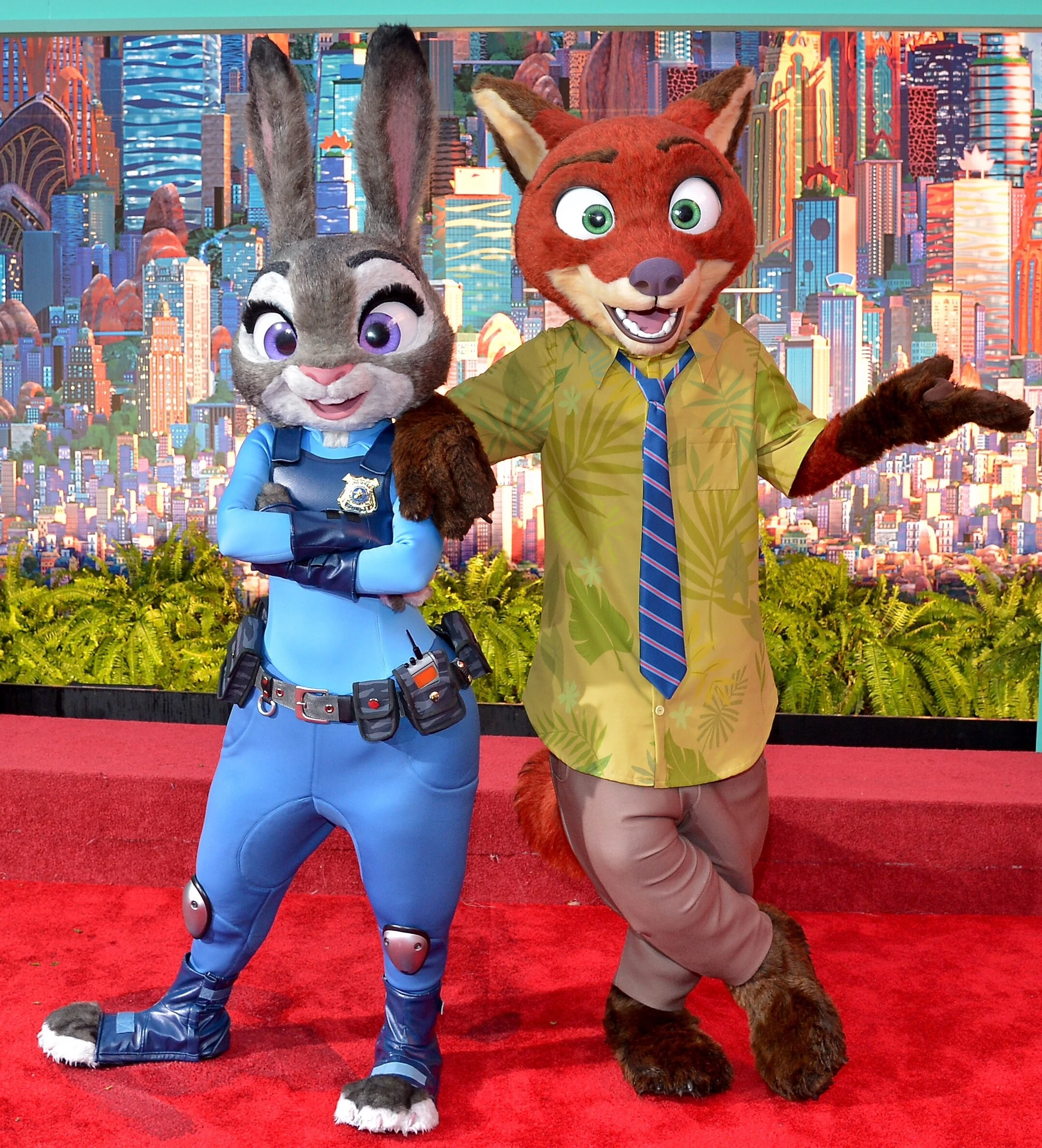 Image - Zootopia characters world premiere.jpg | Disney Wiki | FANDOM ...