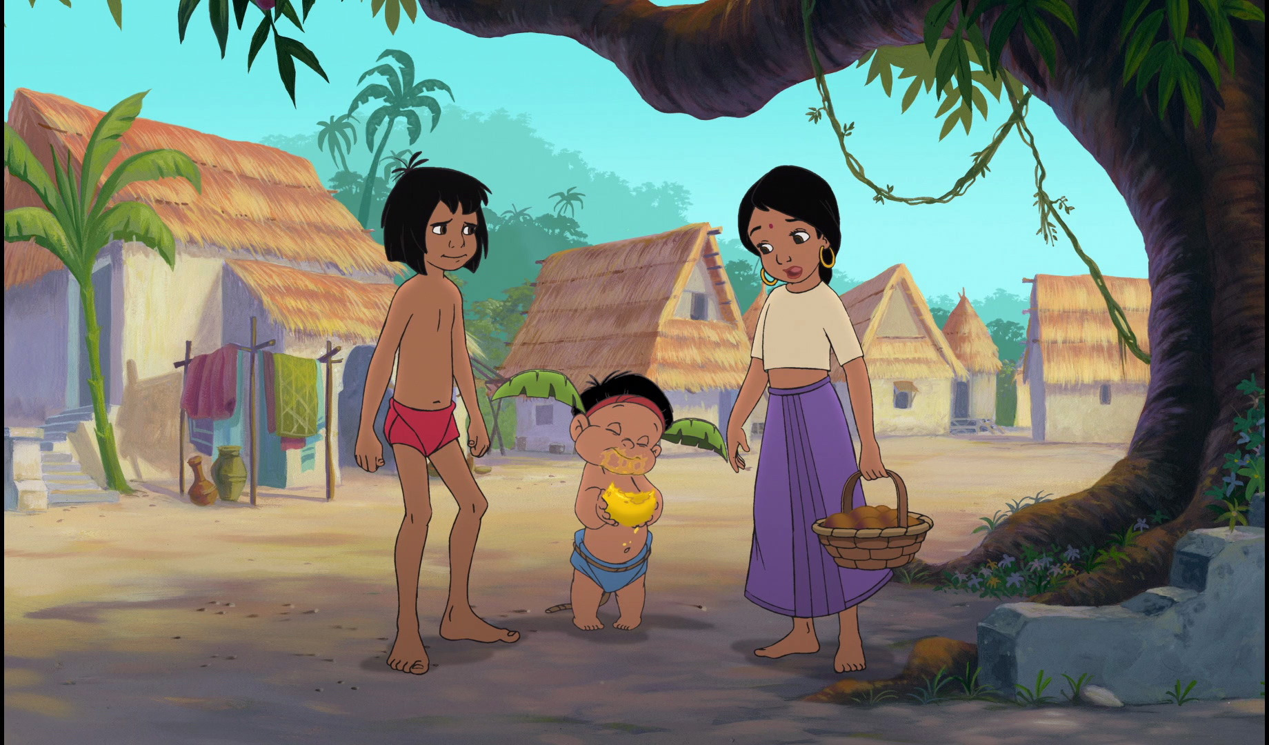 Image Mowgli And Shanti Are Both Watching Ranjan Eat Disney