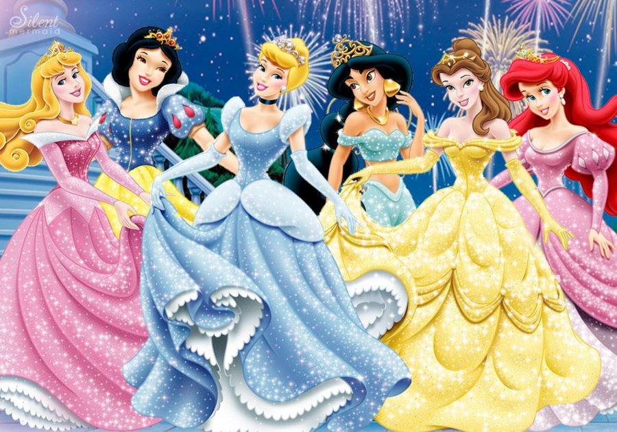 Imagem - Disney princesses sparkle dresses by silentmermaid21-d4px0ht ...