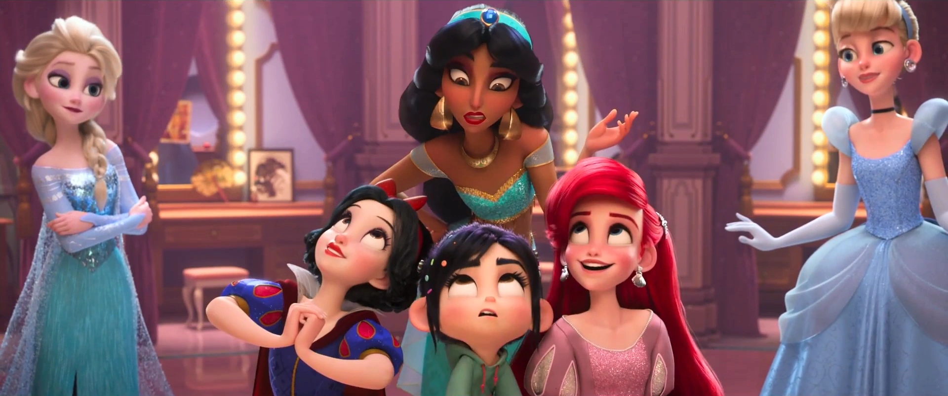 Disney Princesses Scene (Ralph Breaks The Internet) | Disney Princess ...