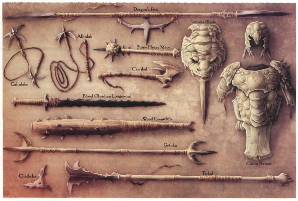 Weapons of Athas | Dnd 5e Dark Sun conversion progress Wikia | Fandom