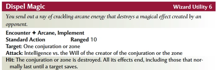 Dispel magic | D&D4 Wiki | Fandom
