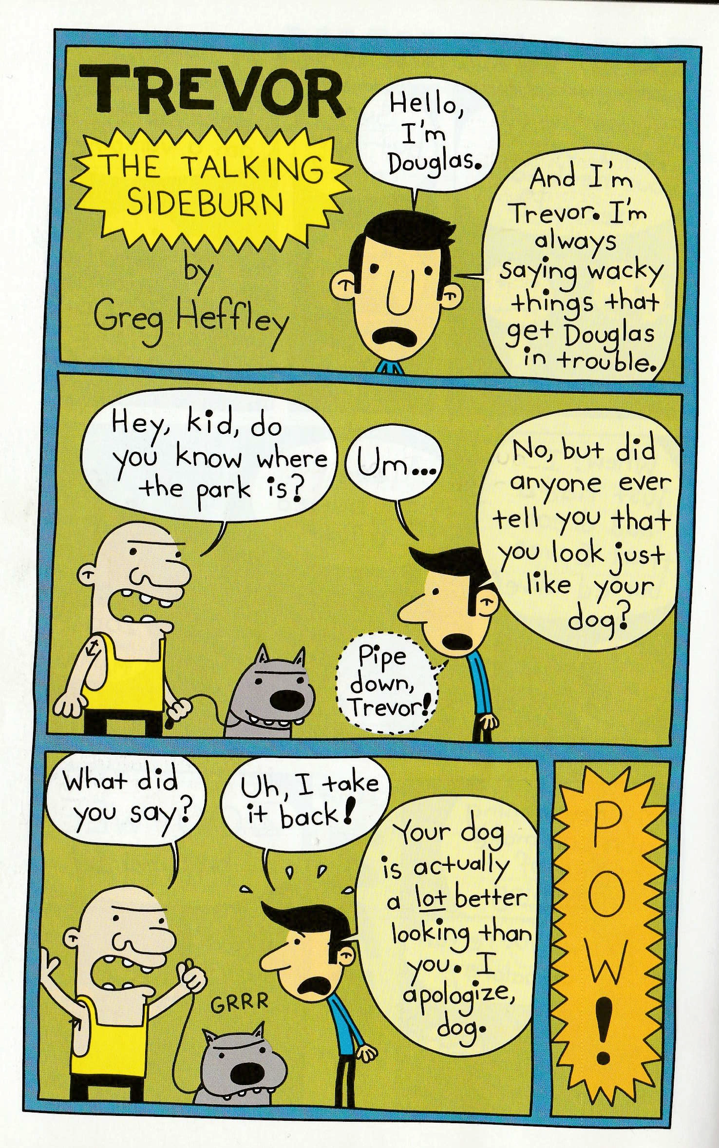 Trevor the Talking Sideburn | Diary of a Wimpy Kid Wiki | Fandom