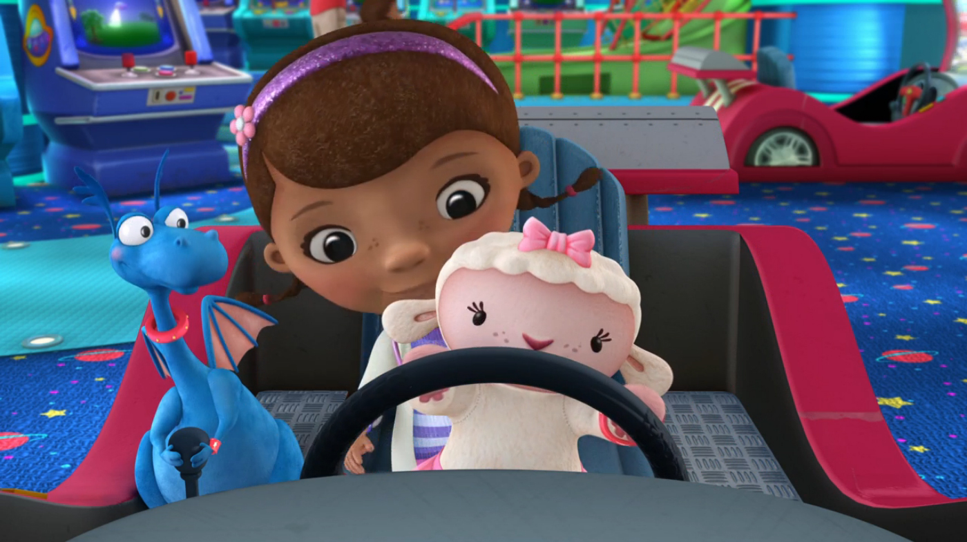 Image Doc Stuffy And Lambie At A Car Game2 Doc Mcstuffins Wiki Fandom Powered By Wikia