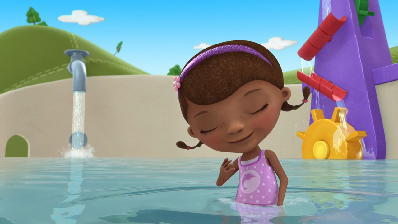 Image Doc In The Huge Pool Doc Mcstuffins Wiki Fandom Powered