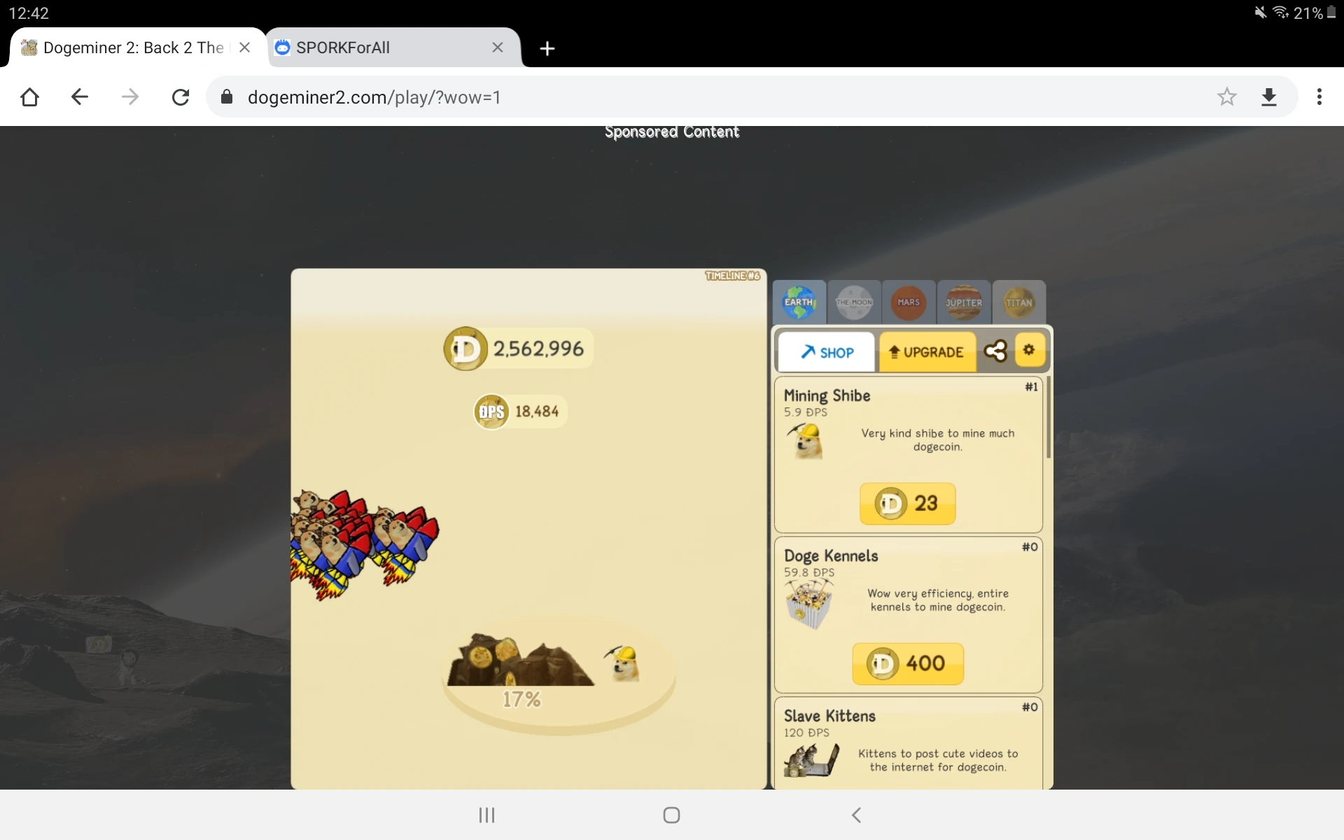 User blog:Imma play dogeminer/Big bug | DogeMiner 2: Back 2 the Moon ...
