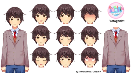 Protagonista | Doki Doki Literature Club! Wiki | Fandom