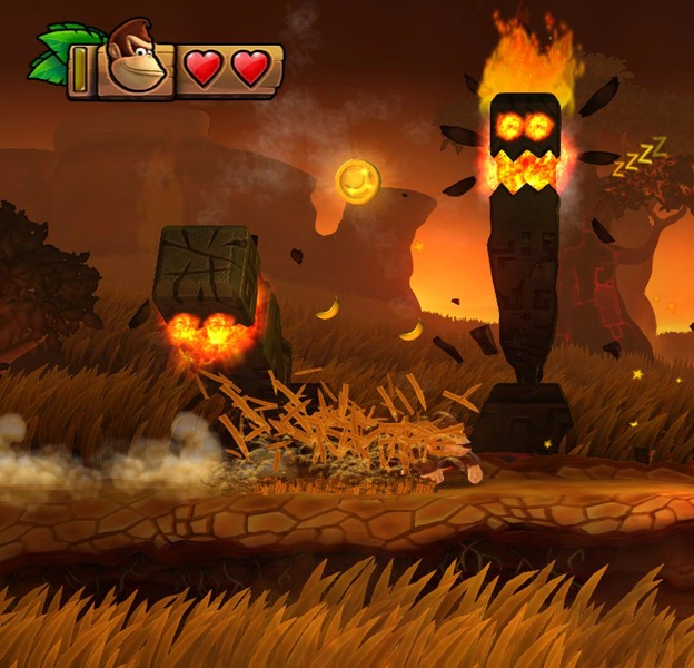 Screaming Pillar | Donkey Kong Wiki | Fandom