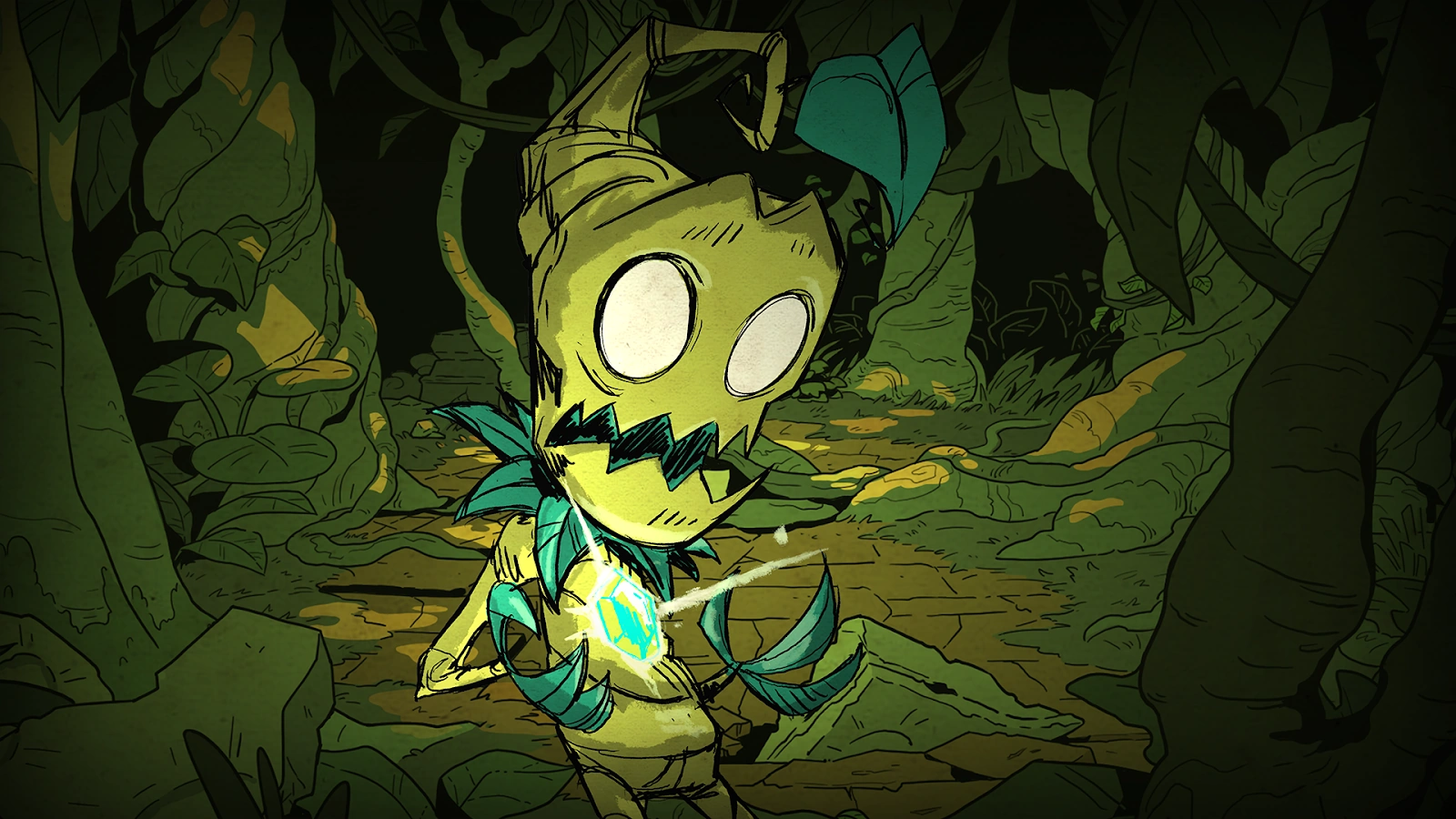 Wormwood's gem should glow on the island. - [Don't Starve Together ...