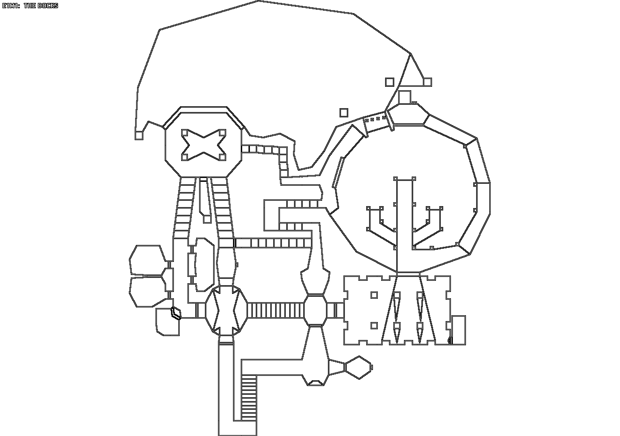 E1M1: The Docks (Heretic) | Doom Wiki | FANDOM powered by Wikia