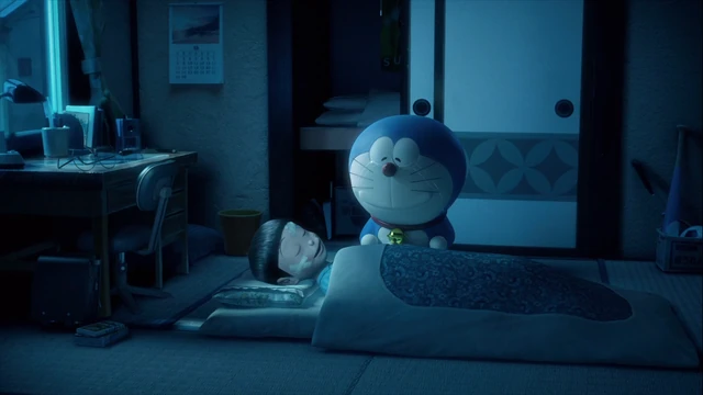 Image - Stand by Me Doraemon Chapter 8 Doraemon watches Nobita sleep ...