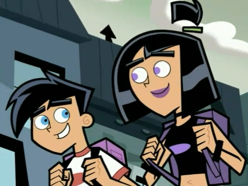 Image S03m04 Dannys With Sam Png Danny Phantom Wiki Fandom