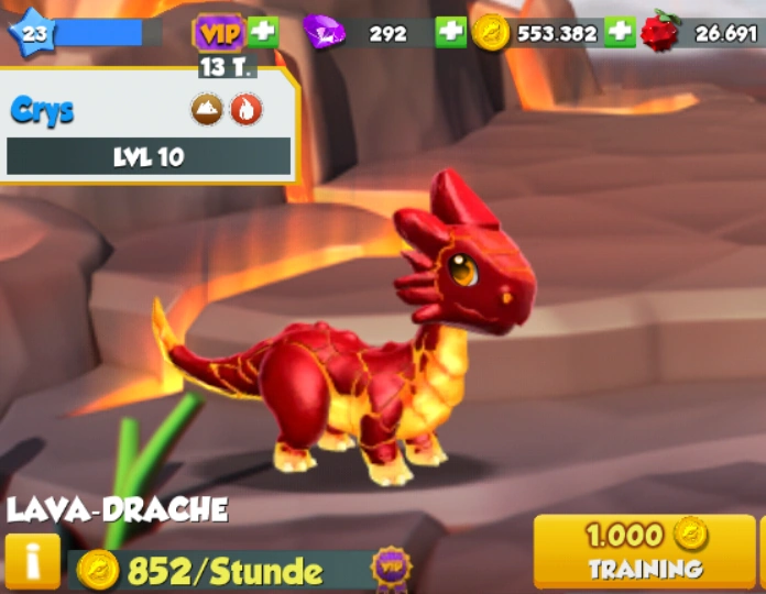 Lavadrache | Dragon Mania Legends Wiki | Fandom