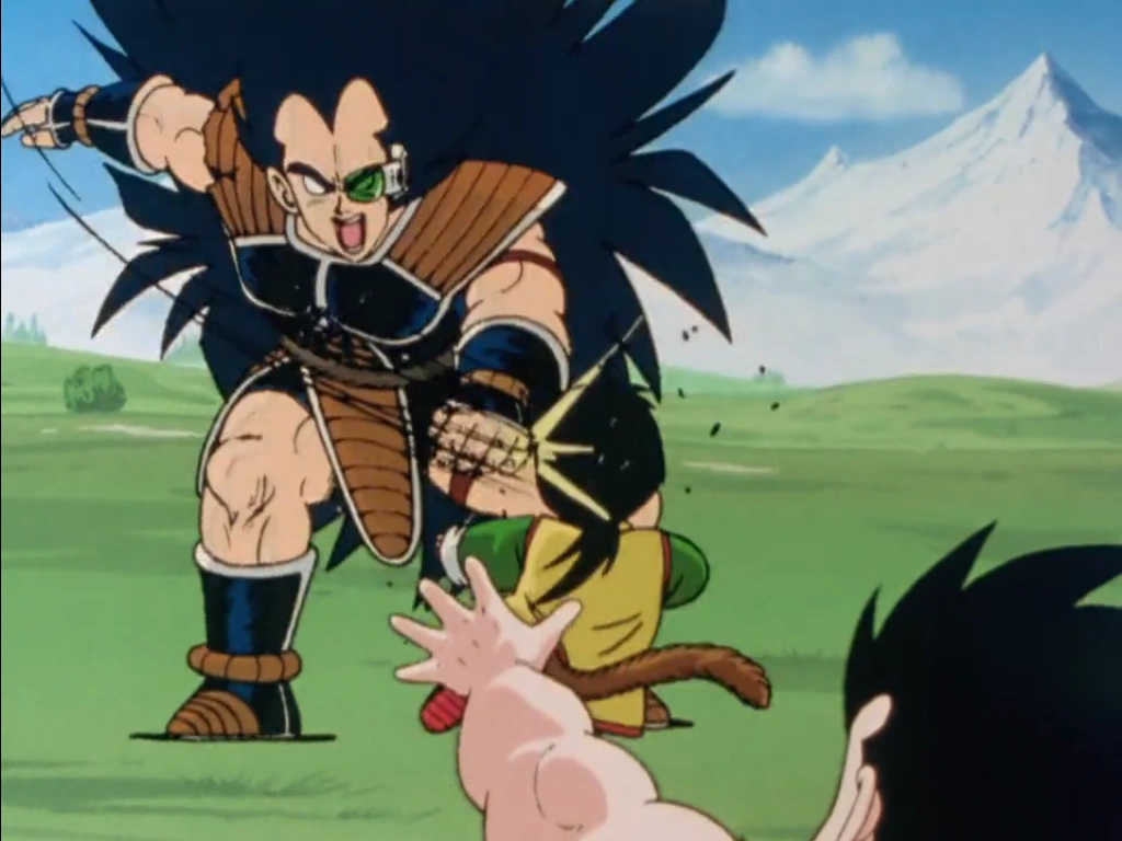 Image - Raditz hit kid gohan.png | Dragon Ball Wiki | FANDOM powered by ...