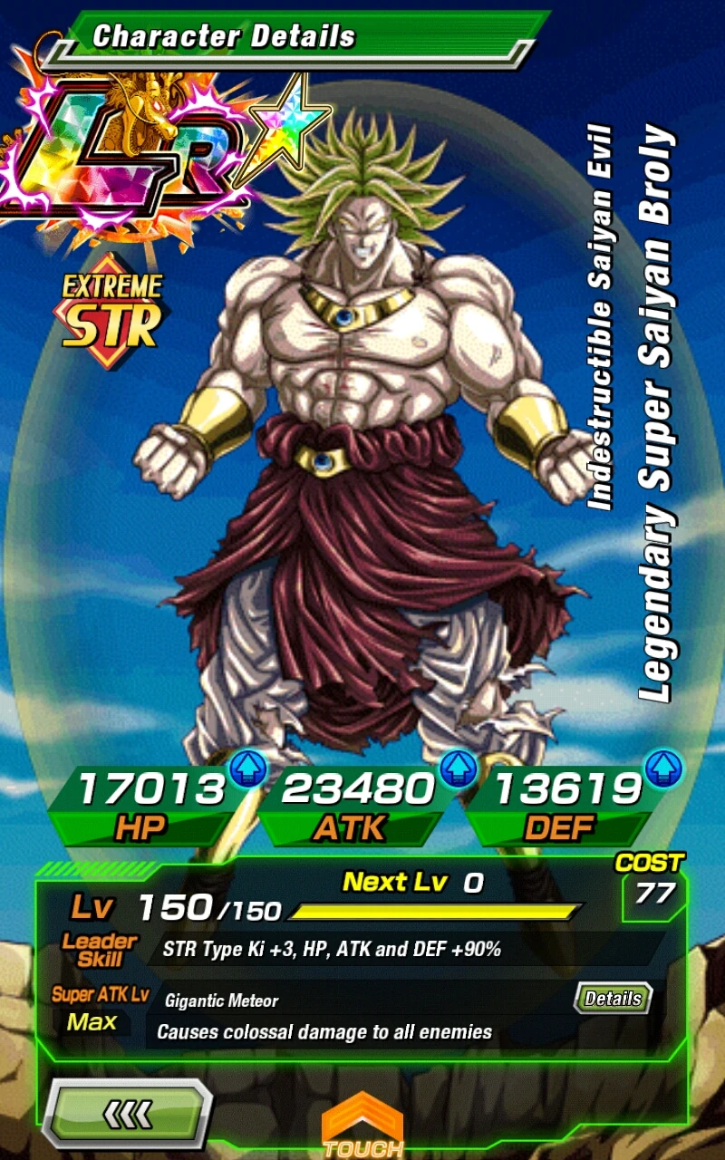 Image - Dragon Ball Z - Dokkan Battle - Rainbow Star - LR Broly.jpg ...