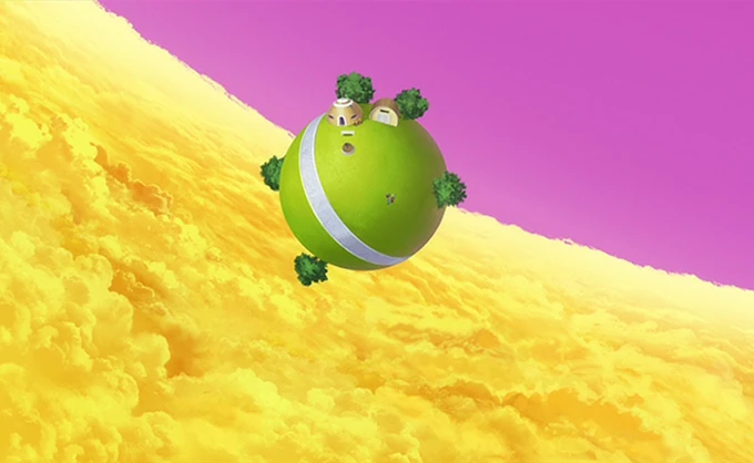 Image - Dragon-ball-z-other-world-north-kaio-planet-yellow.jpg | Wiki ...