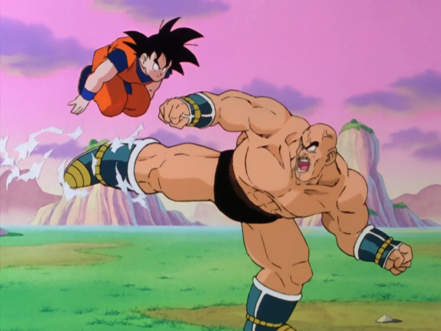 Son Goku vs. Nappa | Dragon Ball Wiki | FANDOM powered by Wikia