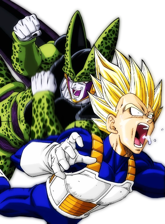 Imagen - 7949 render 1035 render 6753 render Cell VS Vegeta.png ...
