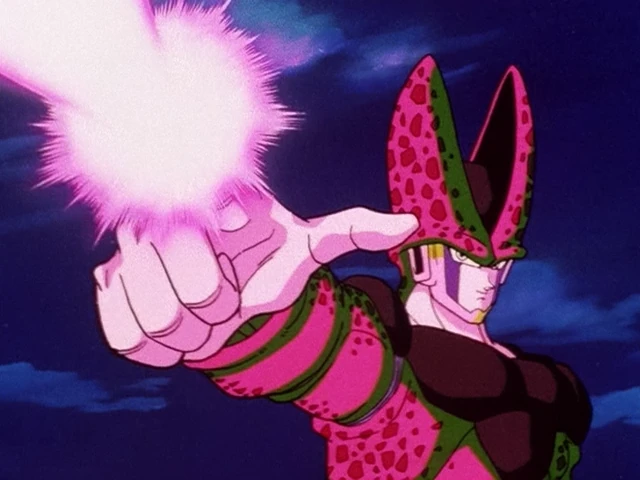 Image - Android Explosion - Cell Death Beam.PNG | Dragon Ball Wiki ...