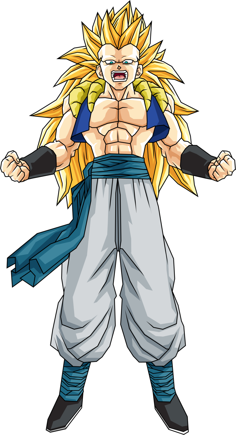 Imagen Adult Gotenks Ssj3 Png Wiki Dragon Ball New Stories