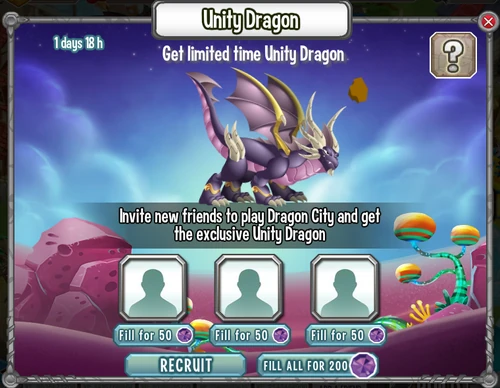 Unity Dragon Recruitment Offer On PC | Fandom