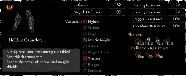 Hellfire Gauntlets | Dragon's Dogma Wiki | Fandom