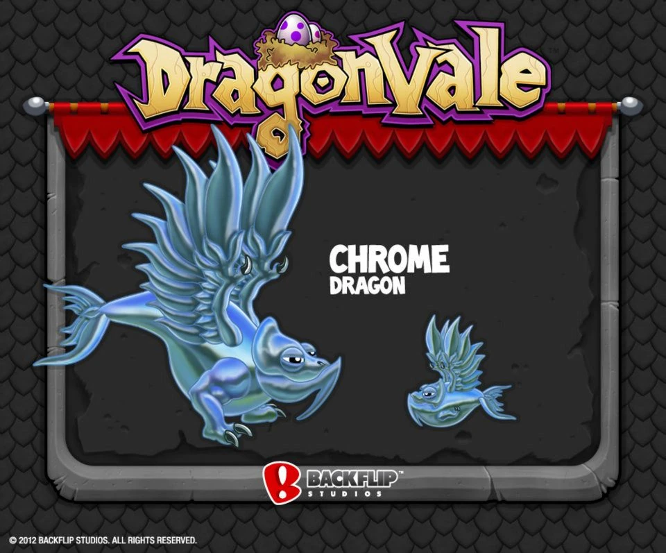 Chrome Dragon | DragonVale Wiki | Fandom