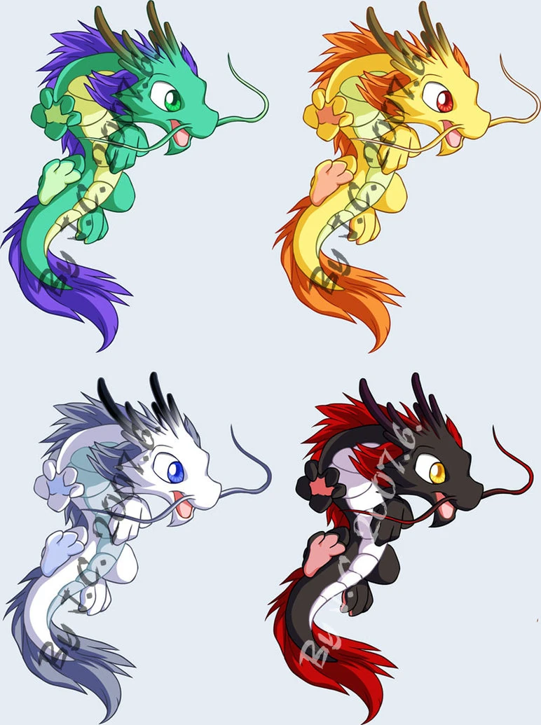 Image - Chibi chinese dragons.jpg | DragonVale Wiki | FANDOM powered by ...