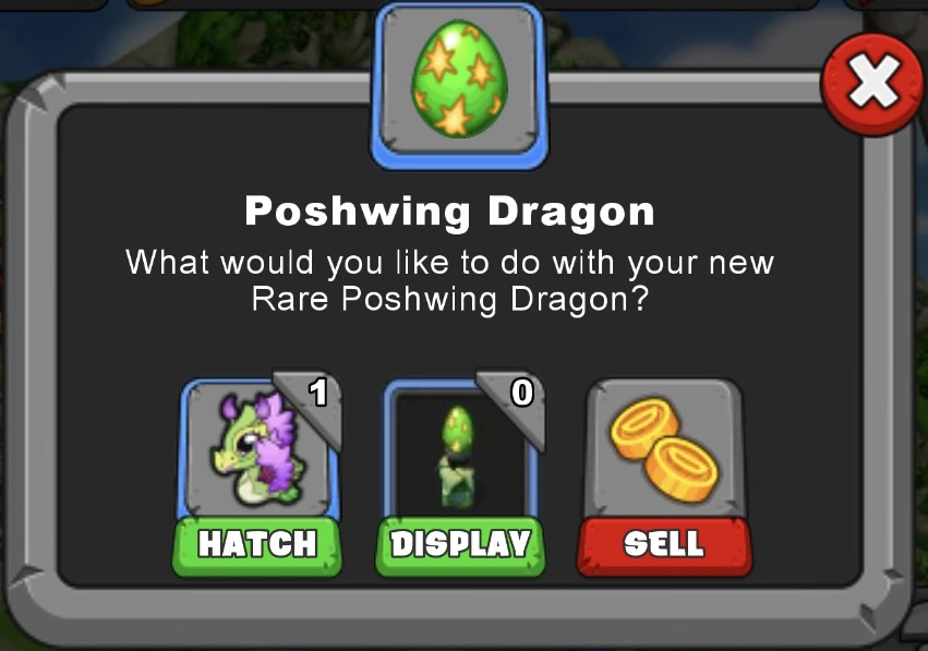 Poshwing Dragon | DragonVale Wiki | Fandom