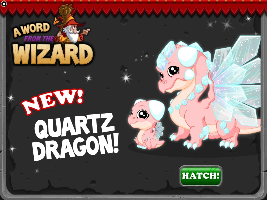 Quartz Dragon | DragonVale Wiki | Fandom