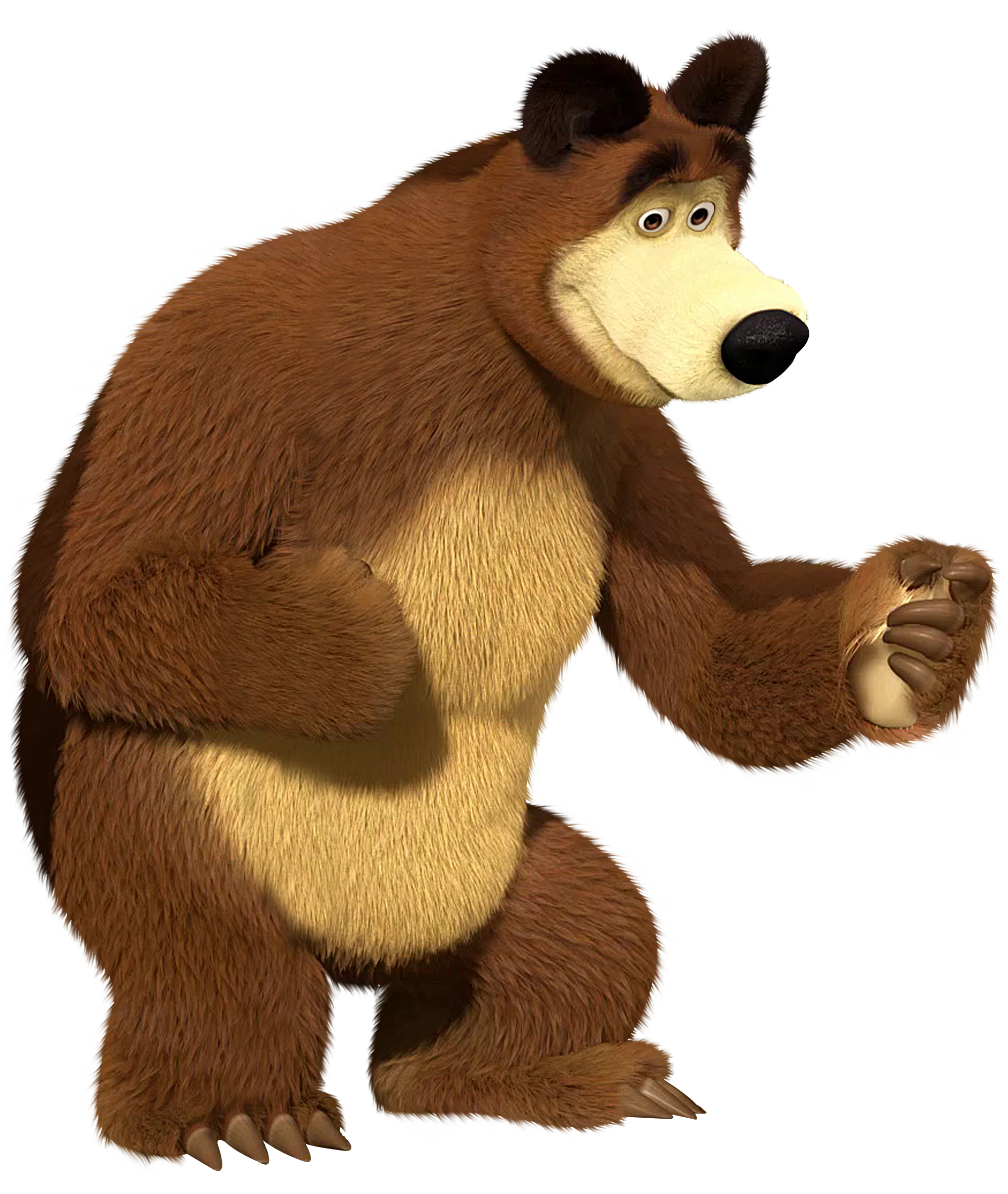 Image - Masha and the Bear Bear Transparent PNG Clip Art Image.png ...
