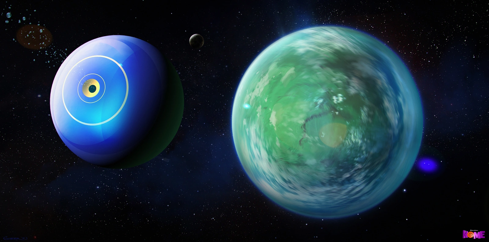 Image - Home Concept - Boov ship going to a planet.png | Dreamworks ...