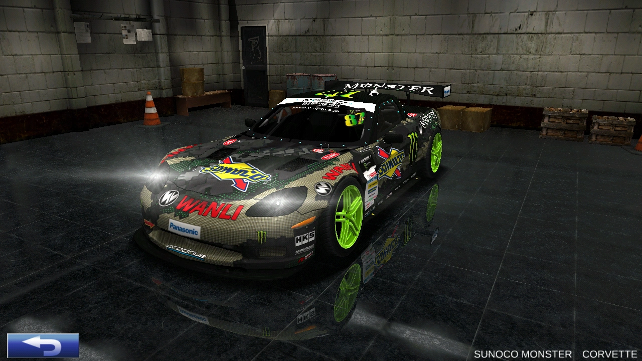 SUNOCO MONSTER CORVETTE | ドリフトスピリッツ Wiki | Fandom