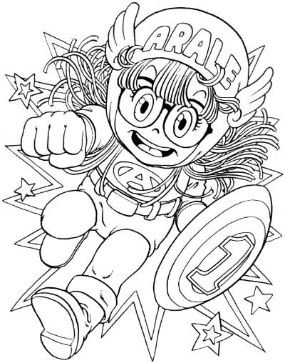 Image - SuppaAraleToColor.jpg | Dr Slump Wiki | FANDOM powered by Wikia