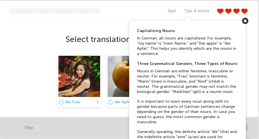 Tips and notes | Duolingo Wiki | Fandom