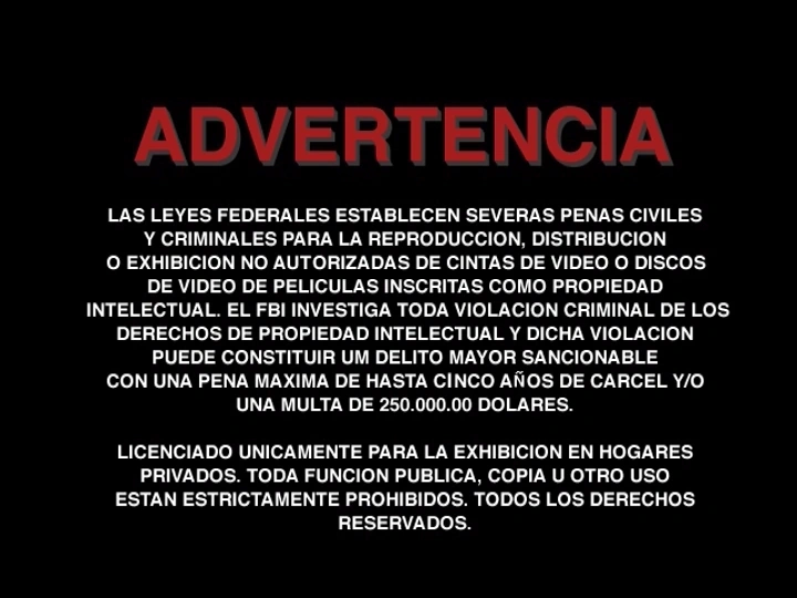 Image - MGM UA Spanish FBI Warning.png | DVD Database | FANDOM powered ...