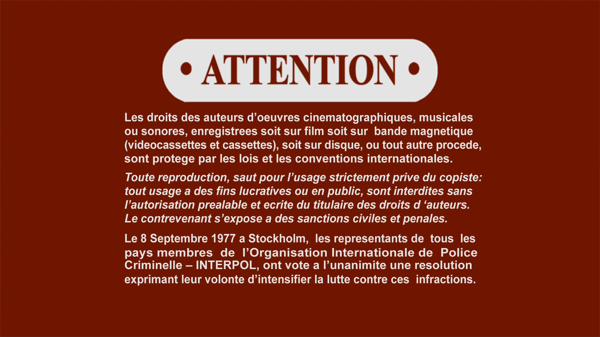 Image - Sony Red FBI Warning 4.png | DVD Database | FANDOM powered by Wikia