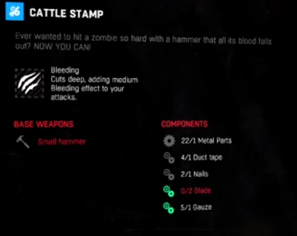 Cattle Stamp | Dying Light Wiki | Fandom