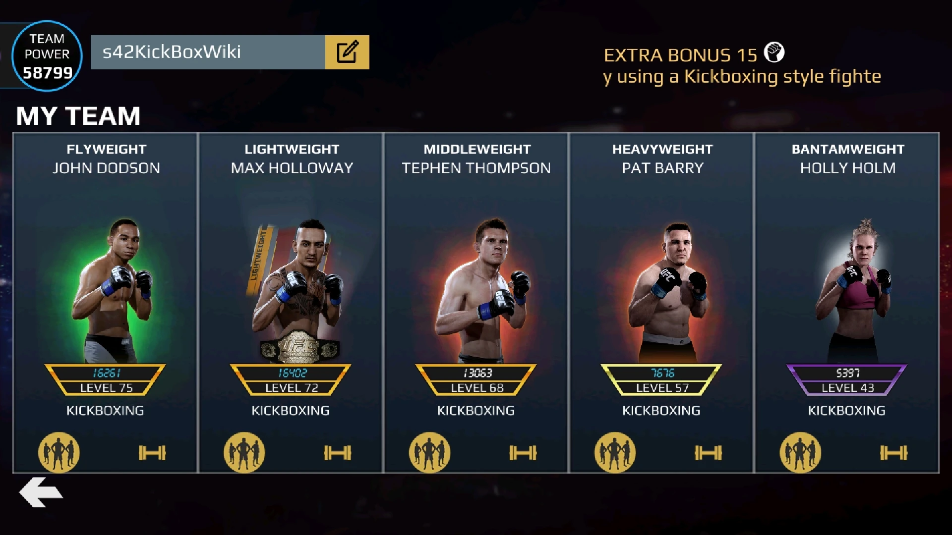 Discuss Everything About EA UFC Mobile Wiki | Fandom
