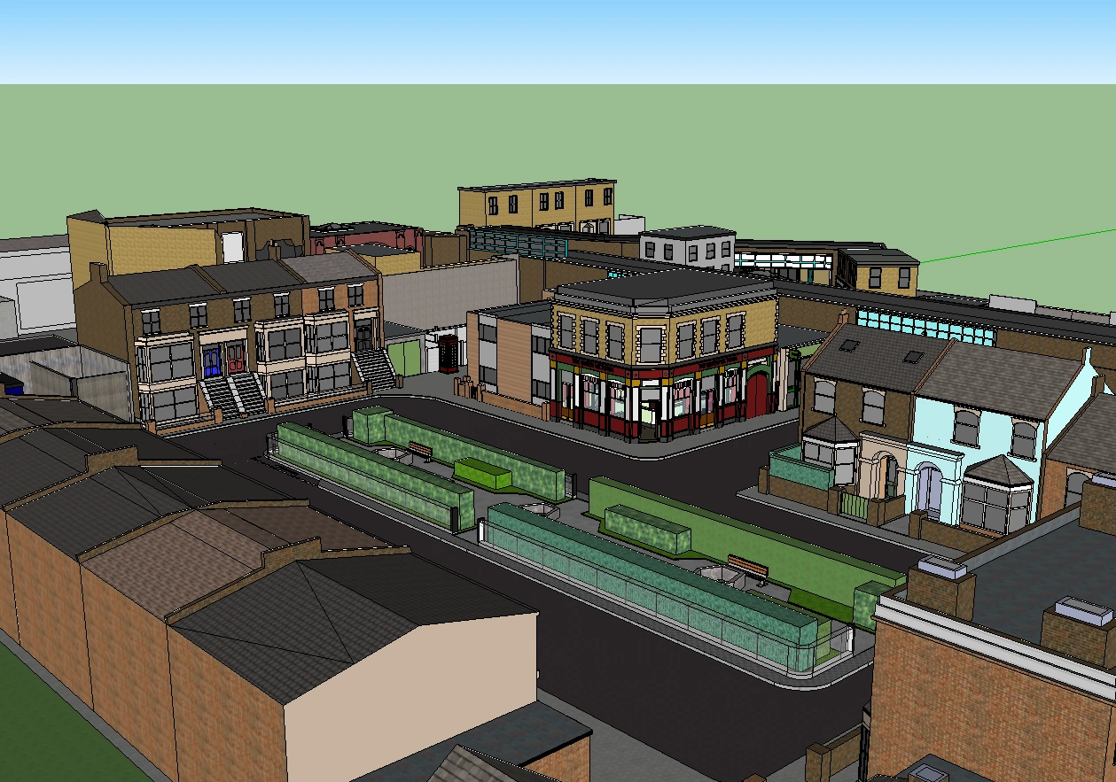 3D Simulation of Walford, London, E20 in July 2016 | EastEnders Wiki ...