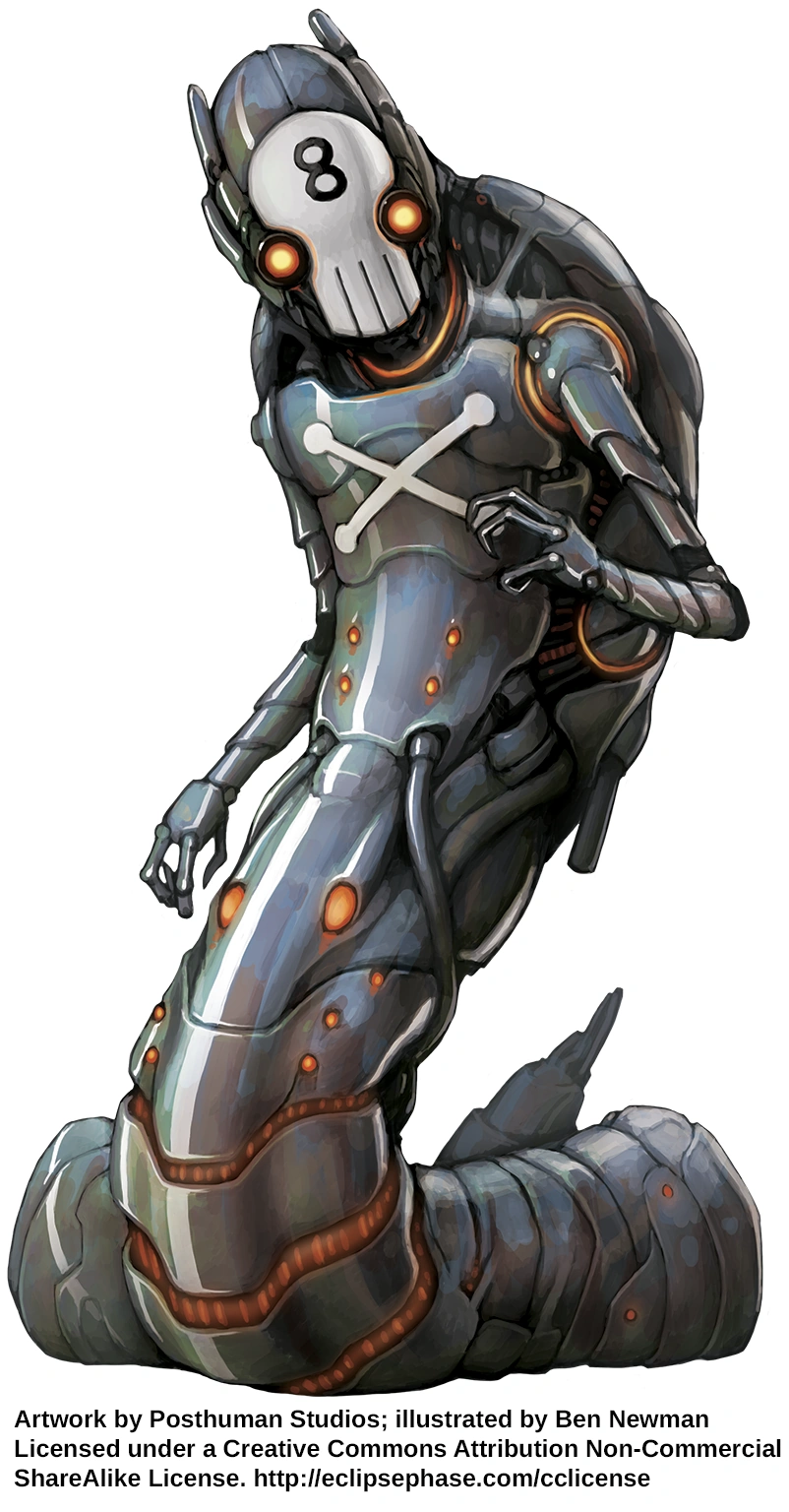 Slitheroid 1e | Chuck's Eclipse Phase Wiki | Fandom