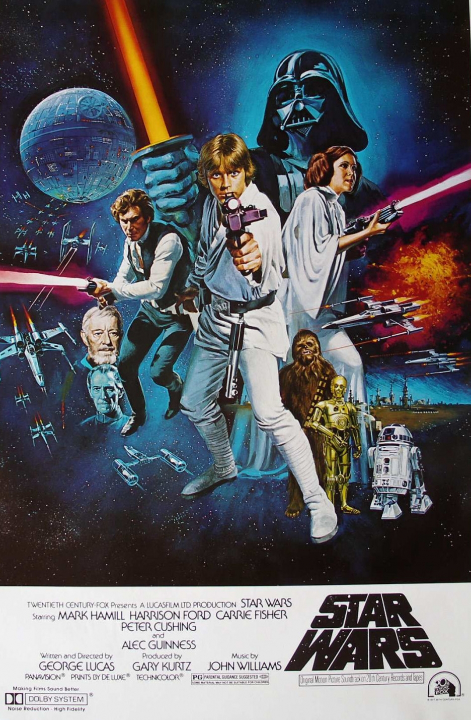 Image - Star Wars Episode IV-A New Hope Theatrical Release Poster.jpg ...