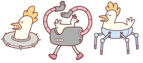 Cyborg Chickens | Eggggg Wiki | Fandom