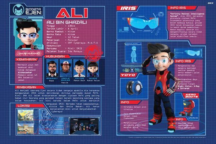 Image - Ejen Ali Biodata.jpg | Agent Ali Wiki | FANDOM powered by Wikia